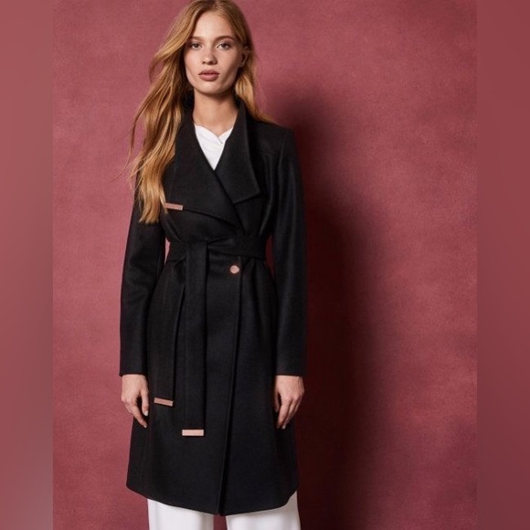 Ted Baker London | Jackets & Coats | Ted Baker Coat Sandra Long Wrap ...